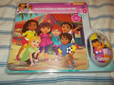 Nickelodeon Dora and Friends Optical Mouse & Mouse Pad Set USB New | eBay