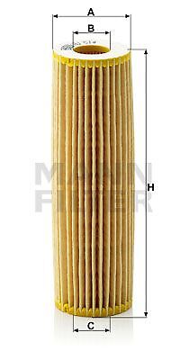 Mann-filter Oil Filter HU514X fits Mercedes C-class S204 C 200 CGI (204 ...