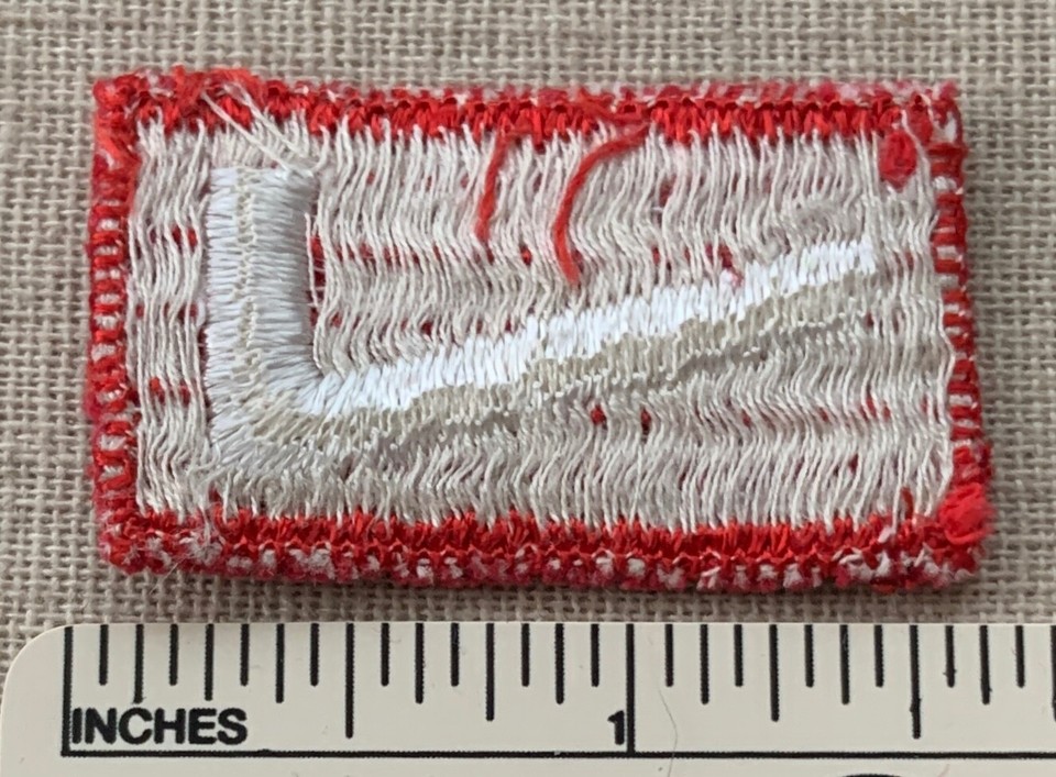 Vintage TROOP 7 Boy Scout Red & White Unit # Number PATCH BSA RWS Badge ...