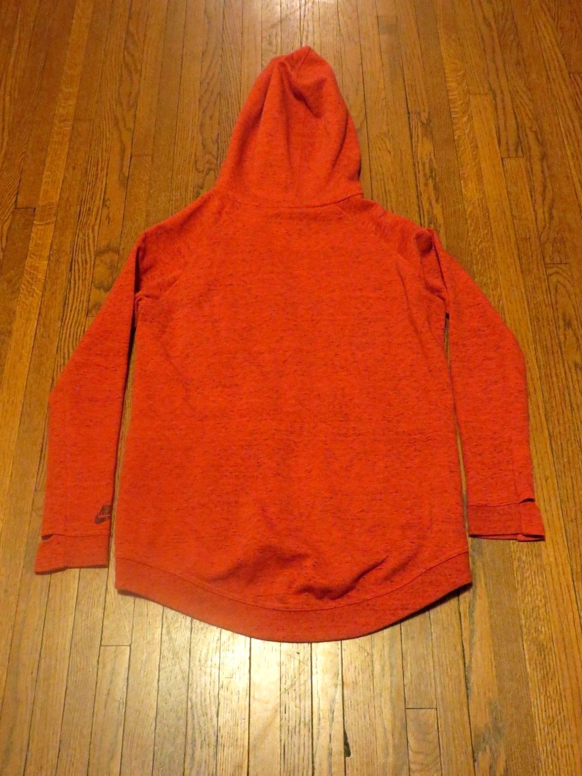 Women's Nike Tech Fleece Cape Heather Crimson Red Hoodie 684928-966 sz ...