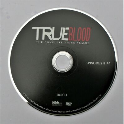 True Blood DVD Single Disc 4 Episodes 8-10 Replacement First Class Mail ...