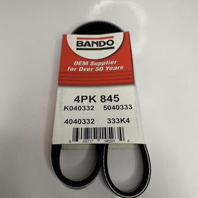 Accessory Drive Belt Bando 4PK845 | eBay