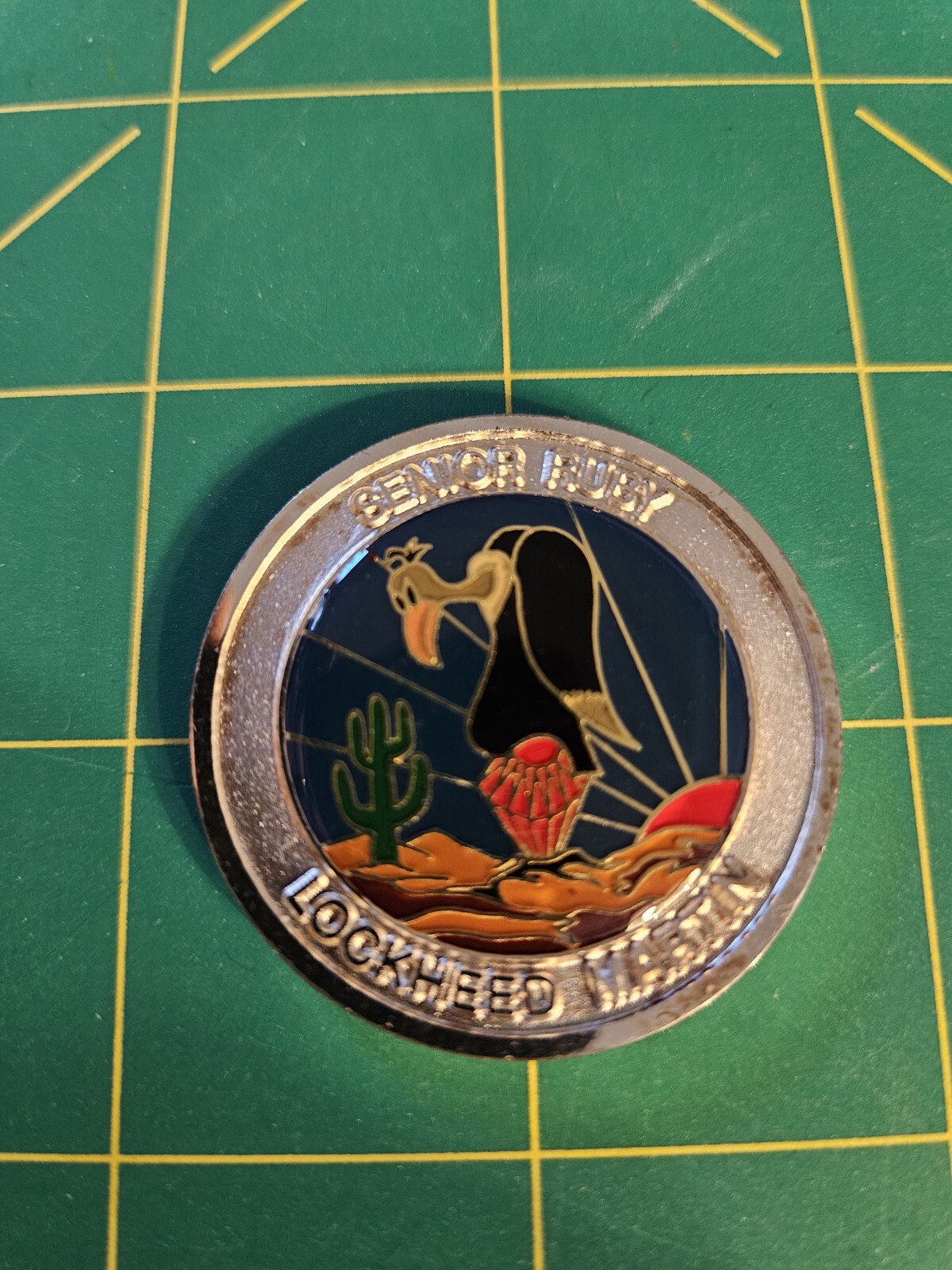 303 Intel Challenge Coin SENIOR RUBY Lockheed Martin U-2 Dragon Lady ...