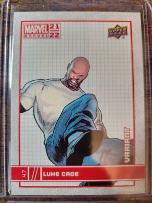 2021-22 Upper Deck Marvel Annual Luke Cage Canvas Parallel SP #47 | eBay