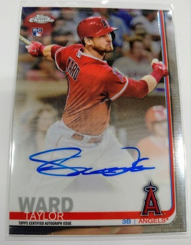 Taylor Ward 2019 Topps Chrome RC Autograph MLB Baseball Card | eBay