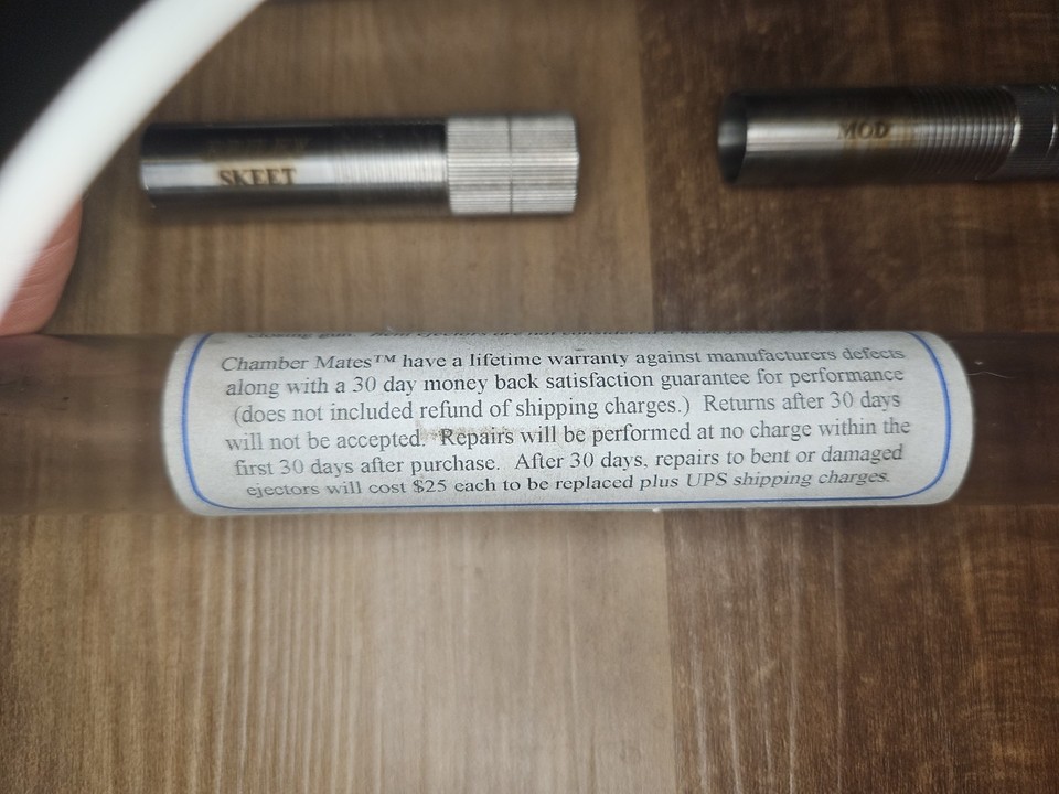 20ga to 410 Shotgun Adapter - Chamber Mates Reducer & Briley choke ...