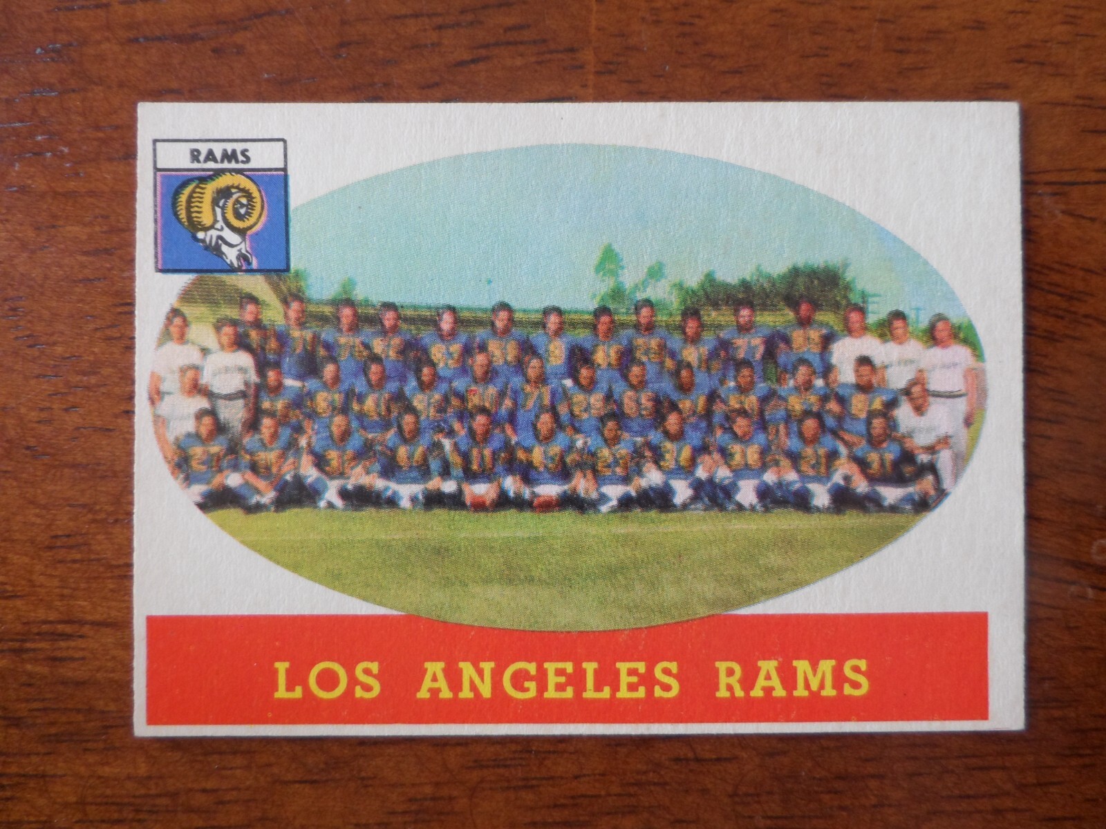 1958 TOPPS FOOTBALL #85 LOS ANGELES RAMS TEAM CARD U-29 | eBay