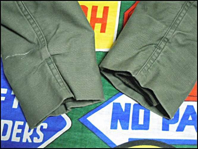 US Navy 1970s Vintage A-2 Deck Jacket Olive Green Bac… - Gem