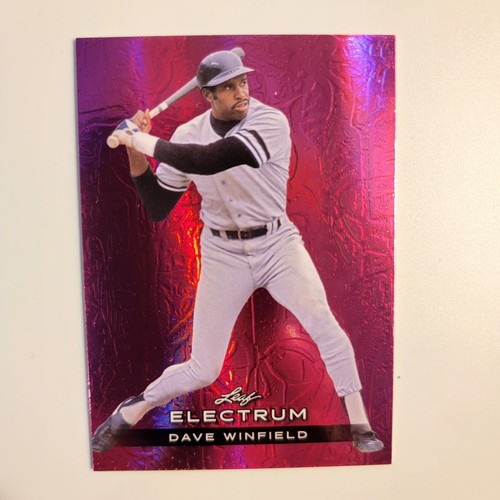 2024 Leaf Electrum Baseball Dave Winfield Pink #1/15 New York Yankees ...