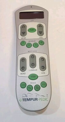 Tempur-Pedic Ergo 10003-RFREMS-L008 Wireless Remote Control Remote Only ...