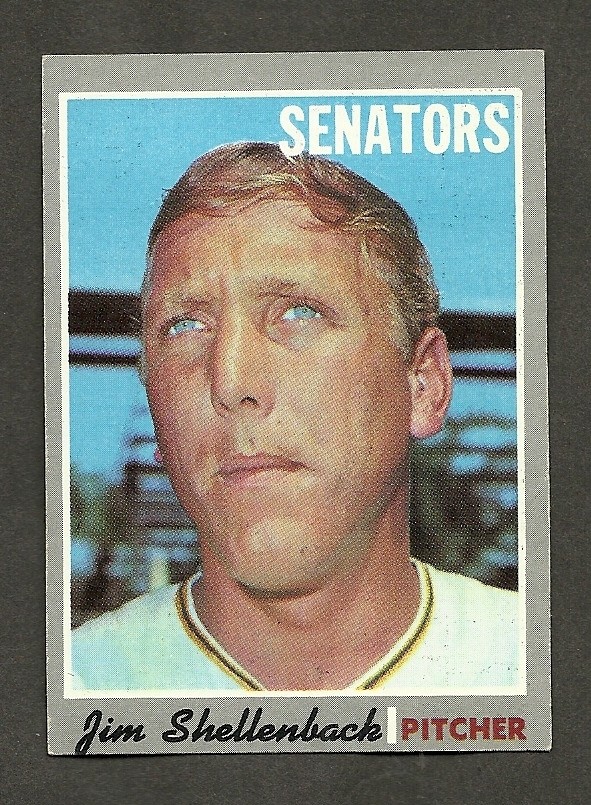 1970 TOPPS BASEBALL #389 JIM SHELLENBACK NRMT LOT #1 | eBay