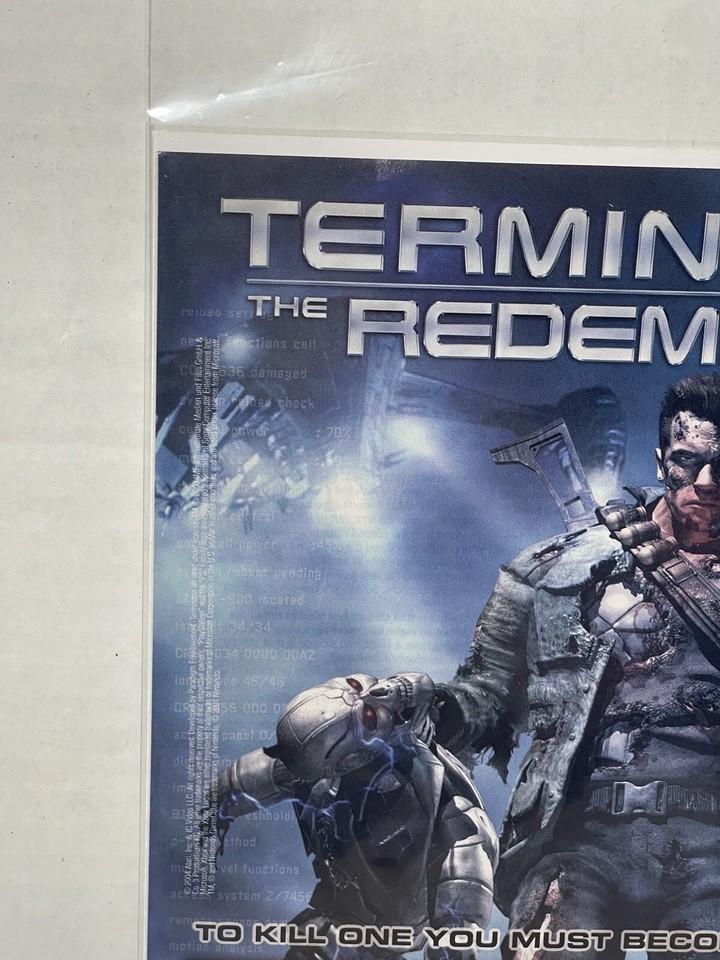Terminator 3: The Redemption - Vintage Gaming Print Ad / Poster / Wall ...