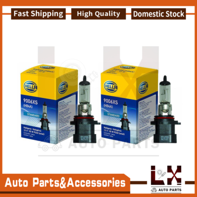 2PCS Hella 9006XS Headlight Bulb 9006XS/ HB4A Halogen 55 Watt White ...