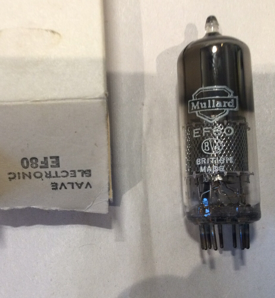 EF80 Mullard Old Stock Valve Tube 1pc Jan21 for sale online | eBay