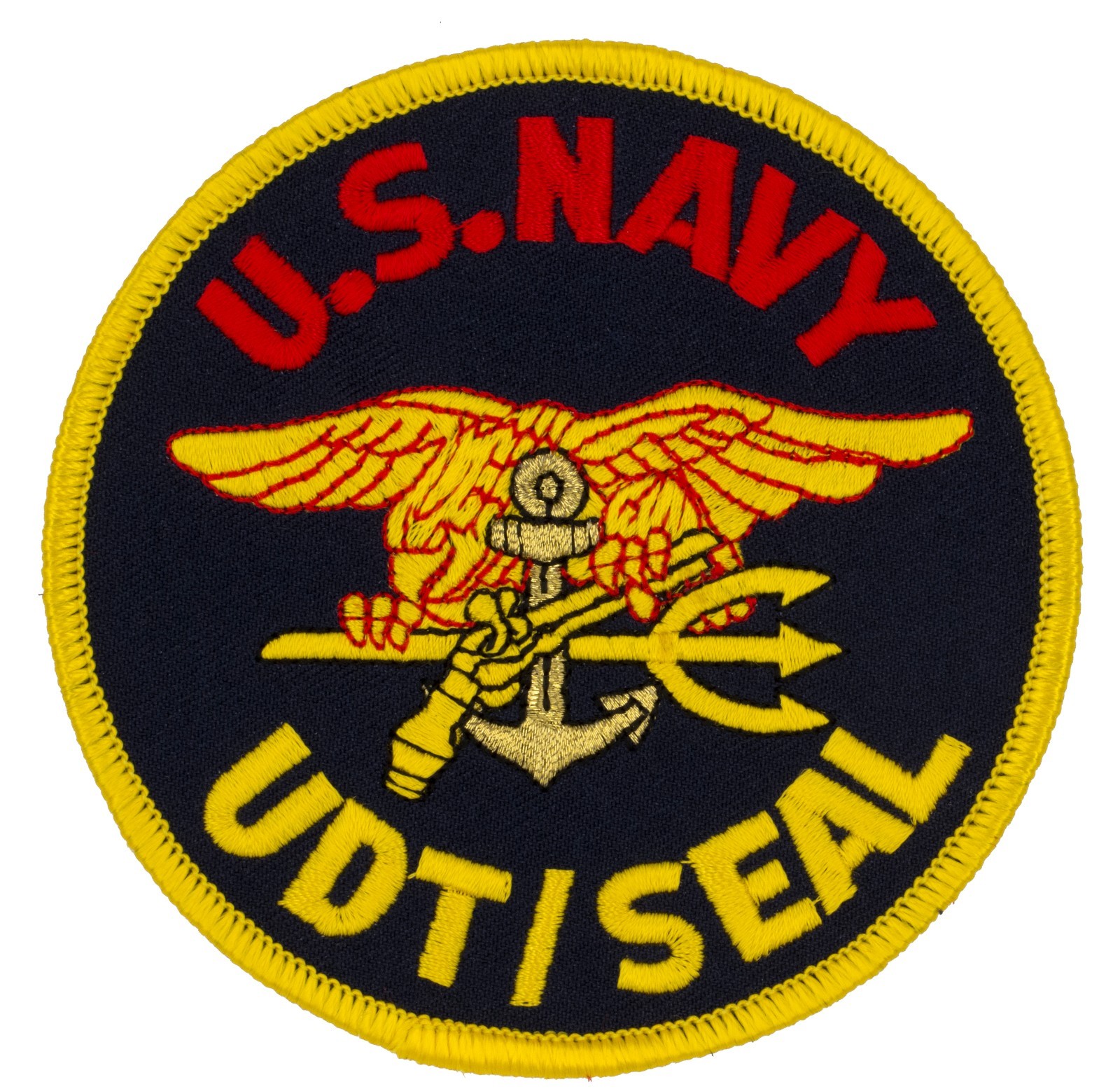 US Navy UDT / Seal Patch (532) 4" Round Embroidered Patch 20594 | eBay