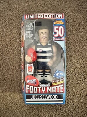 RARE BOXED MINT OFFICIAL AFL FOOTY MATE - GEELONG - TALKING JOEL ...
