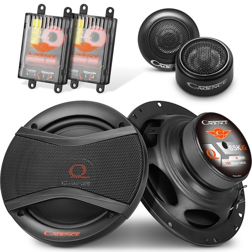 6.5" Component Speakers 2-Way 320W CADENCE Q65KXi w. Crossover Car Audio Set 4711233660713 | eBay