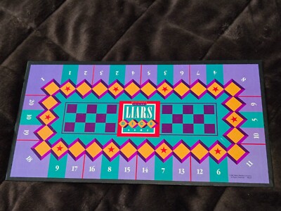 Vintage 1987 Milton Bradley Game LIARS DICE Replacement BOARD | eBay
