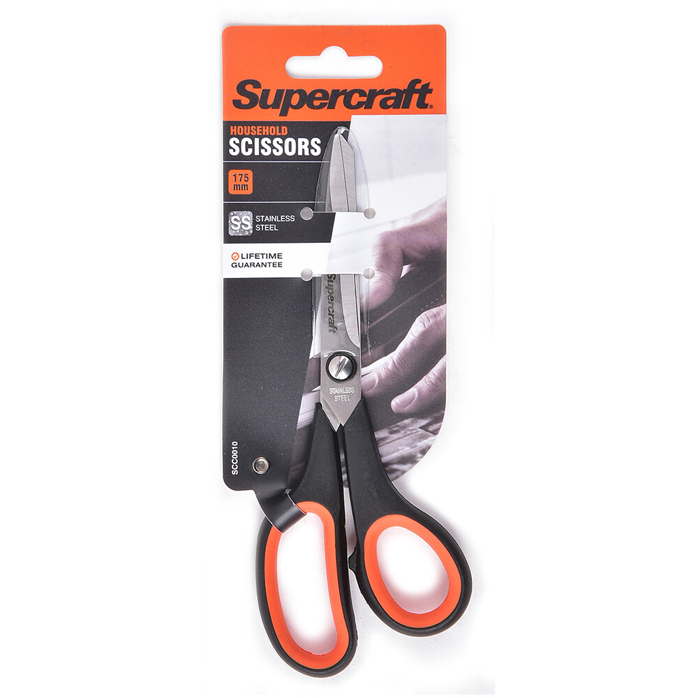 Supercraft Heavy Duty Home/Garage Scissors General Purpose Stainless ...