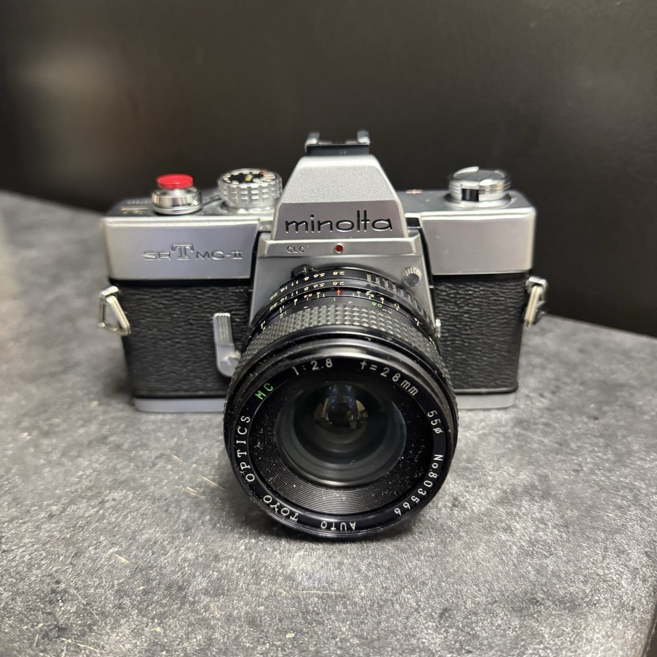 Minolta SRT MC-II 35mm SLR Film Camera and Lens | eBay