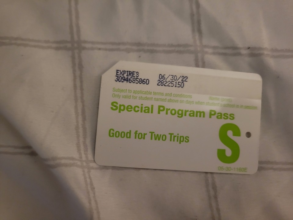 Rare NYC MTA Subway 2 Trip Student Metrocard | eBay