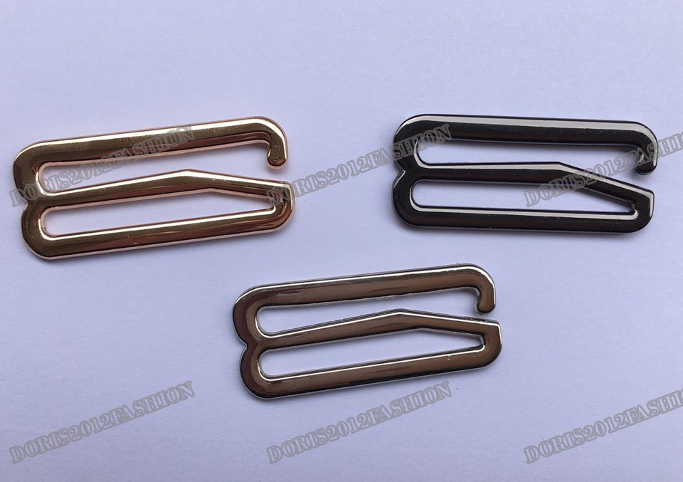 38mm 1.5 In. Metal Bra Strap Clasp Adjustment Hooks Buckles Lingerie ...