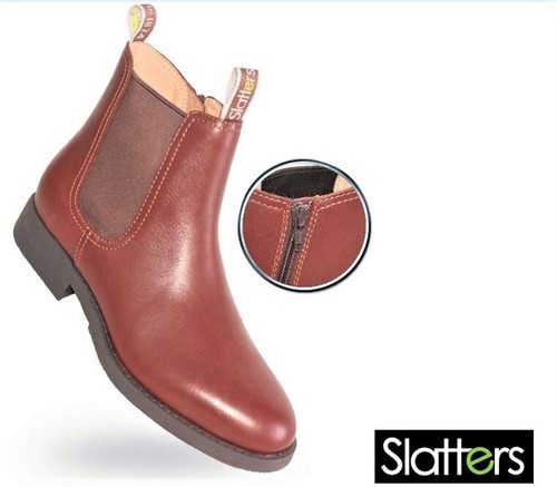 Slatters Footwear Australia Men's Elastic Side Zip Boots Slatters ...