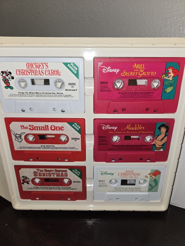 VTG Disney Read Along Book on Tape Sets 6 Books Pooh Belle Jungle ...