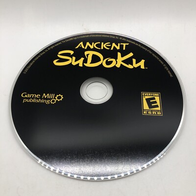 PC Game ANCIENT SUDOKU #1 Puzzle Win 98-XP 2000 Disk Only | eBay