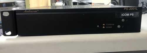 TELEX PS-2001L DUAL-CHANNEL INTERCOM POWER SUPPLY W/BRACKETS AUDIOCOM ...