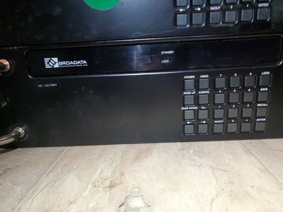 Lot Of (2) Broadata LinkBridge 16×16 Modular Multi-Format Matrix Switch ...