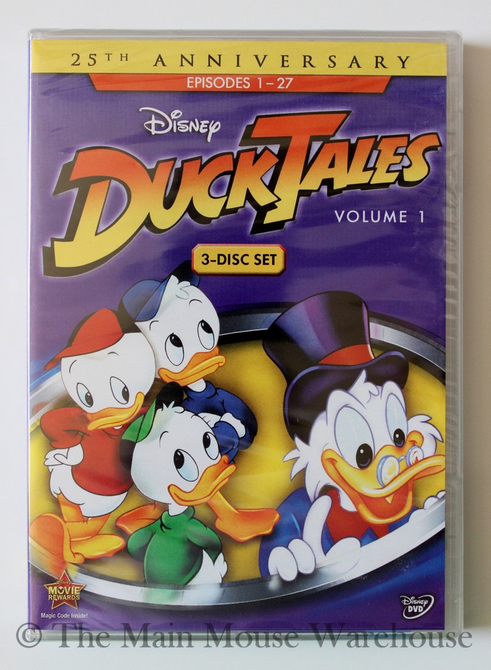Disney Channel Classic Cartoon Series DuckTales DVD & Movie Treasure ...