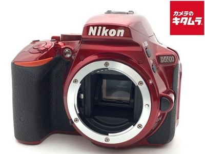 NIKON D5500 BODY RED -EXC- `7774 | eBay