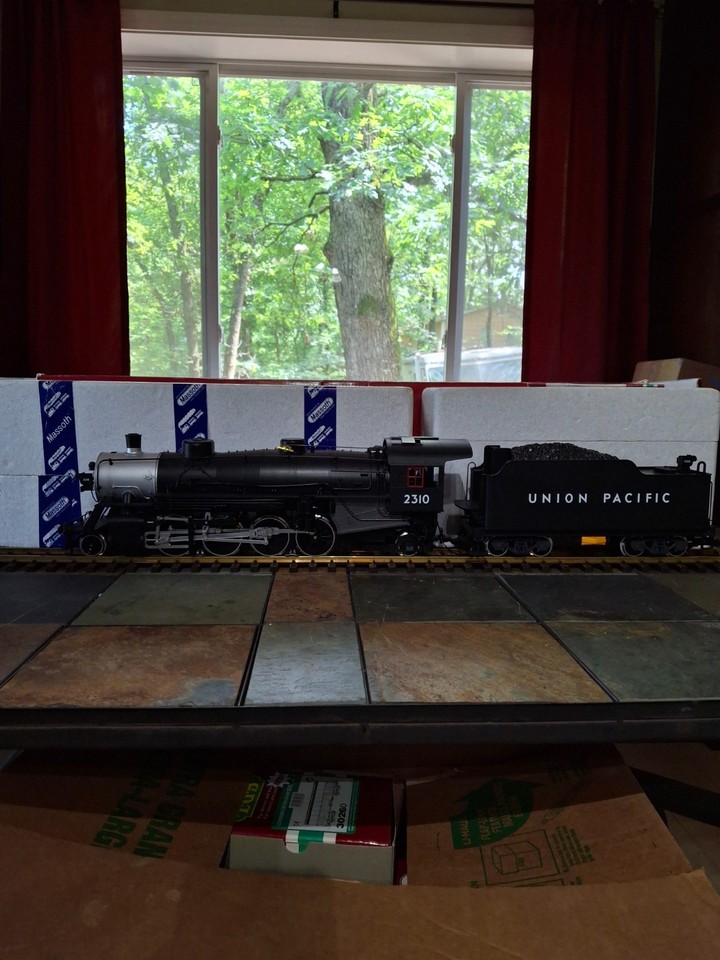 G Scale LGB 23872 Union Pacific 2-8-2 Mikado Steam Locomotive #2310 w ...