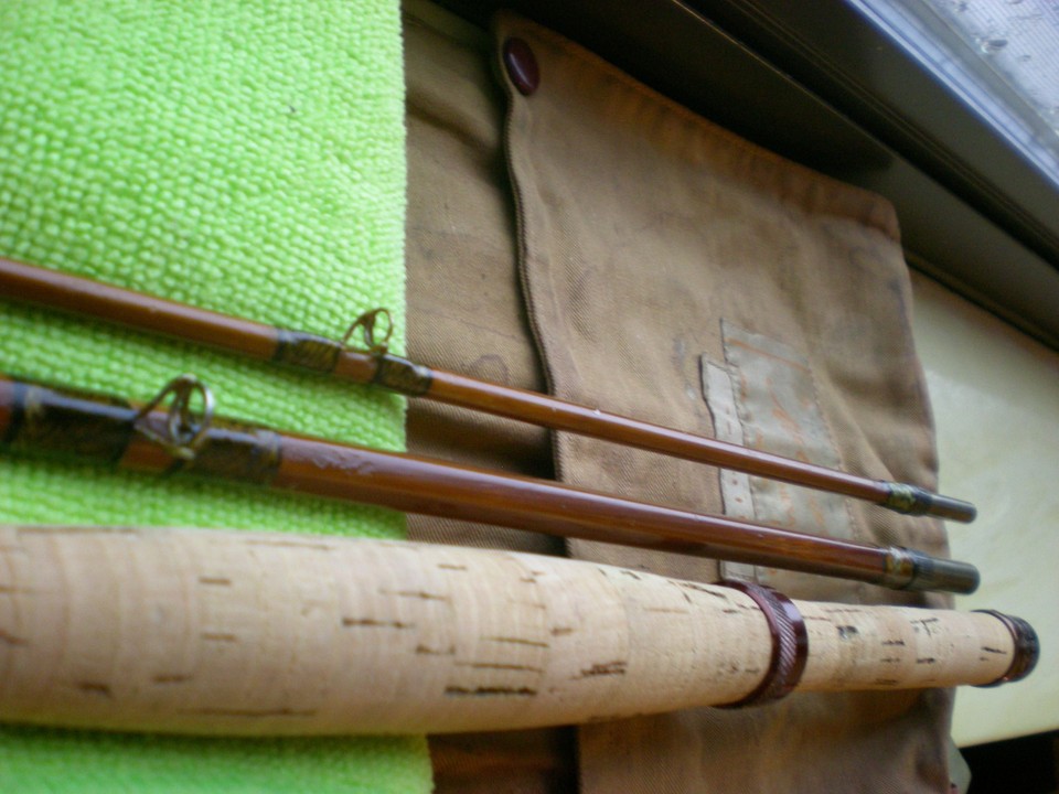 Vintage, Millward's ''Flylite'' Split-Cane Fly Rod 9' 3/1 7-8wt.est. 6 ...