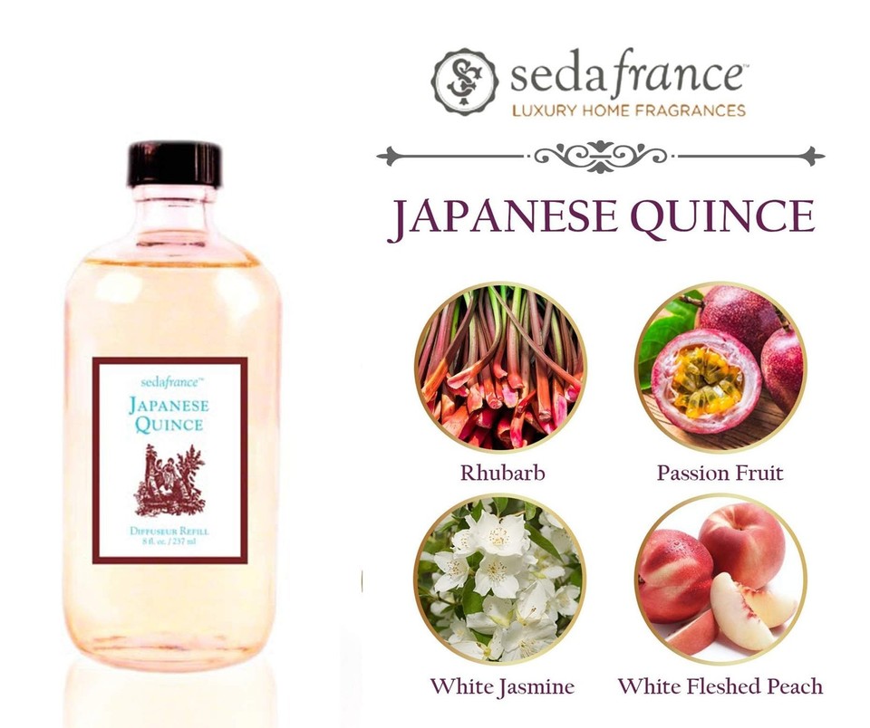 Seda France Japanese Quince Refill Diffuser Oil in Glass Bottle ...