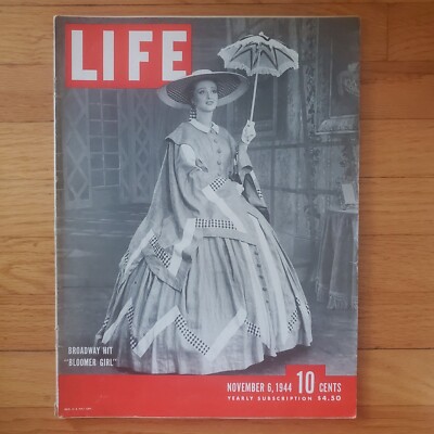Life Magazine Broadway Hit Bloomer Girl Harry Truman Phillipines ...