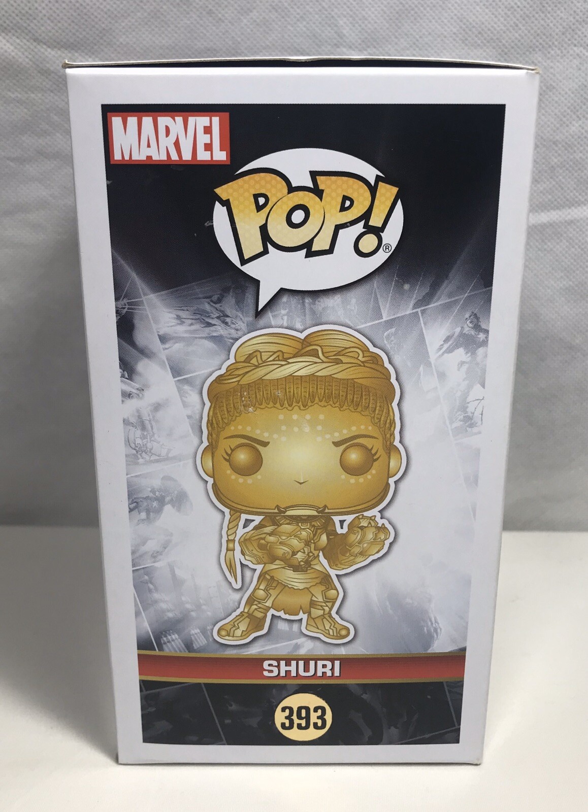 Funko POP Marvel Studios Shuri Chrome 393 2018 Fall Convention ...