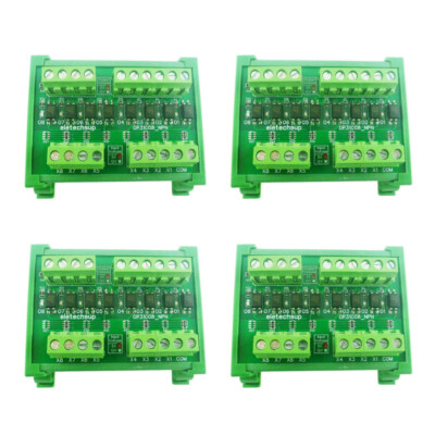8ch 3.3V 5V 12V 24V TTLDigital Logic Level Conversion Isolation ...