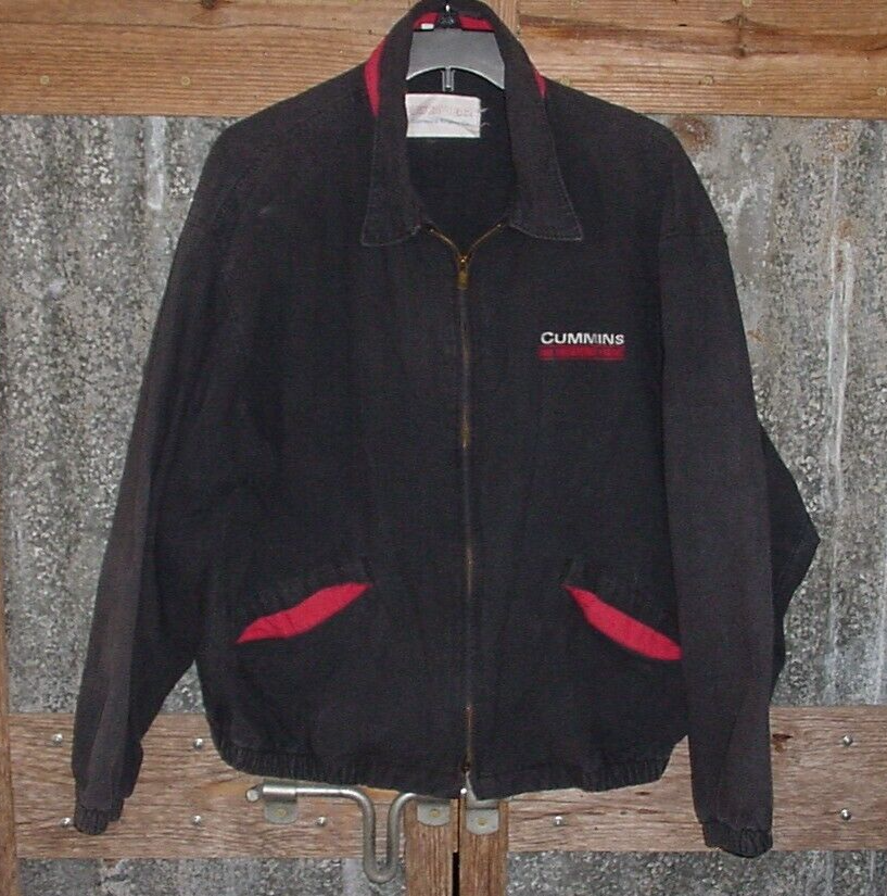Power Wear Dunbrooke Cummins High Horsepower Engines Jacket Coat USA Sz ...