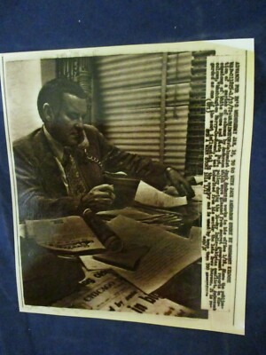 1972 Jack Anderson newspaper columnist Washington #4 Vintage Wire Press ...