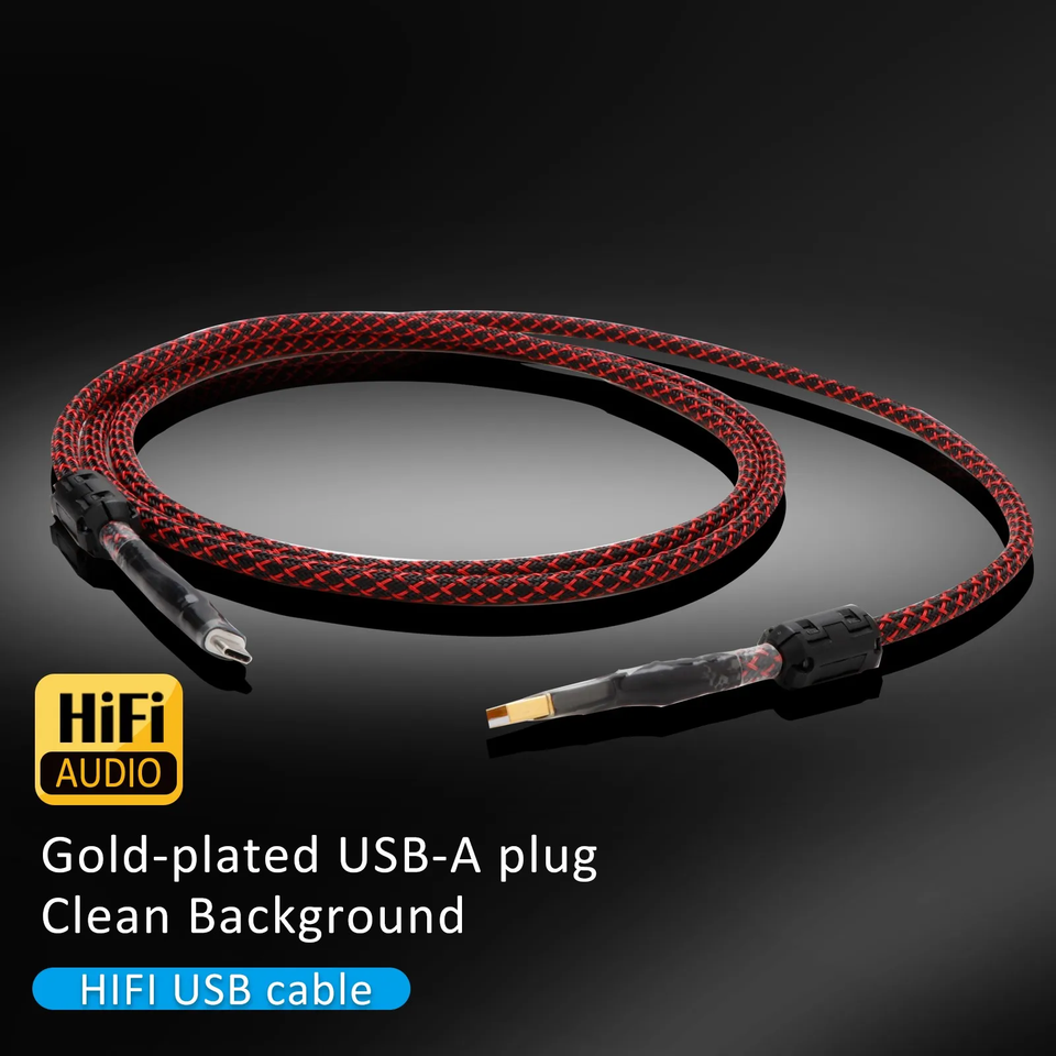 HiFi USB C To A Cable USB Type C To A Audio Data Cable 5N DAC otg ...