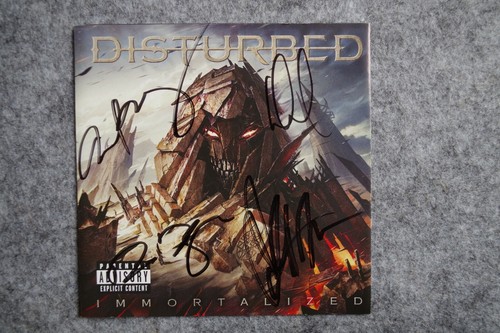 Disturbed - Immortalized CD Album signed / autograph / signiert | eBay