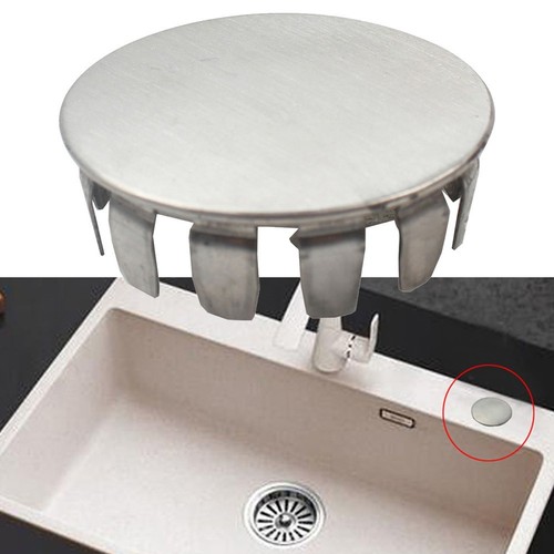 Easy to Install Stainless Steel Sink Tap Hole Cover Plate Prevents ...