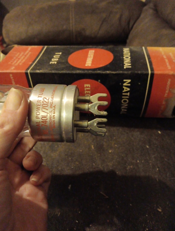National Electronic Tube NL-740L/7022 NOS Untested | eBay