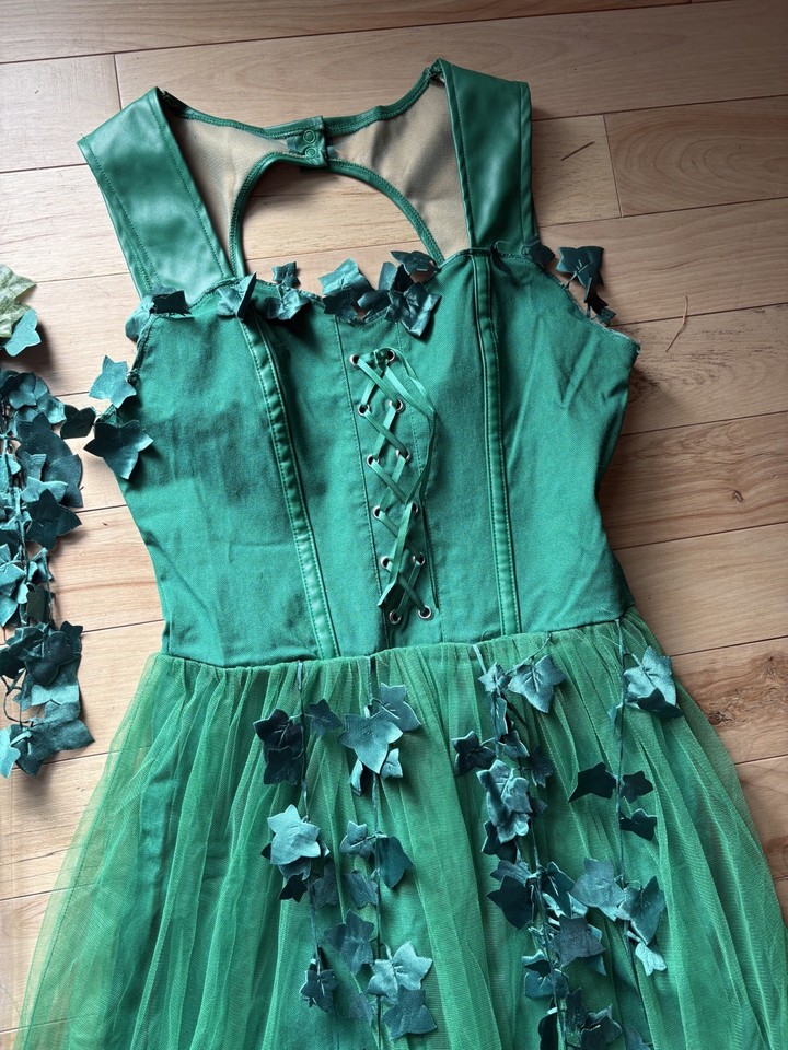 Poison Ivy - DC Comics - Halloween Cosplay Costume - Adult Medium Green | eBay