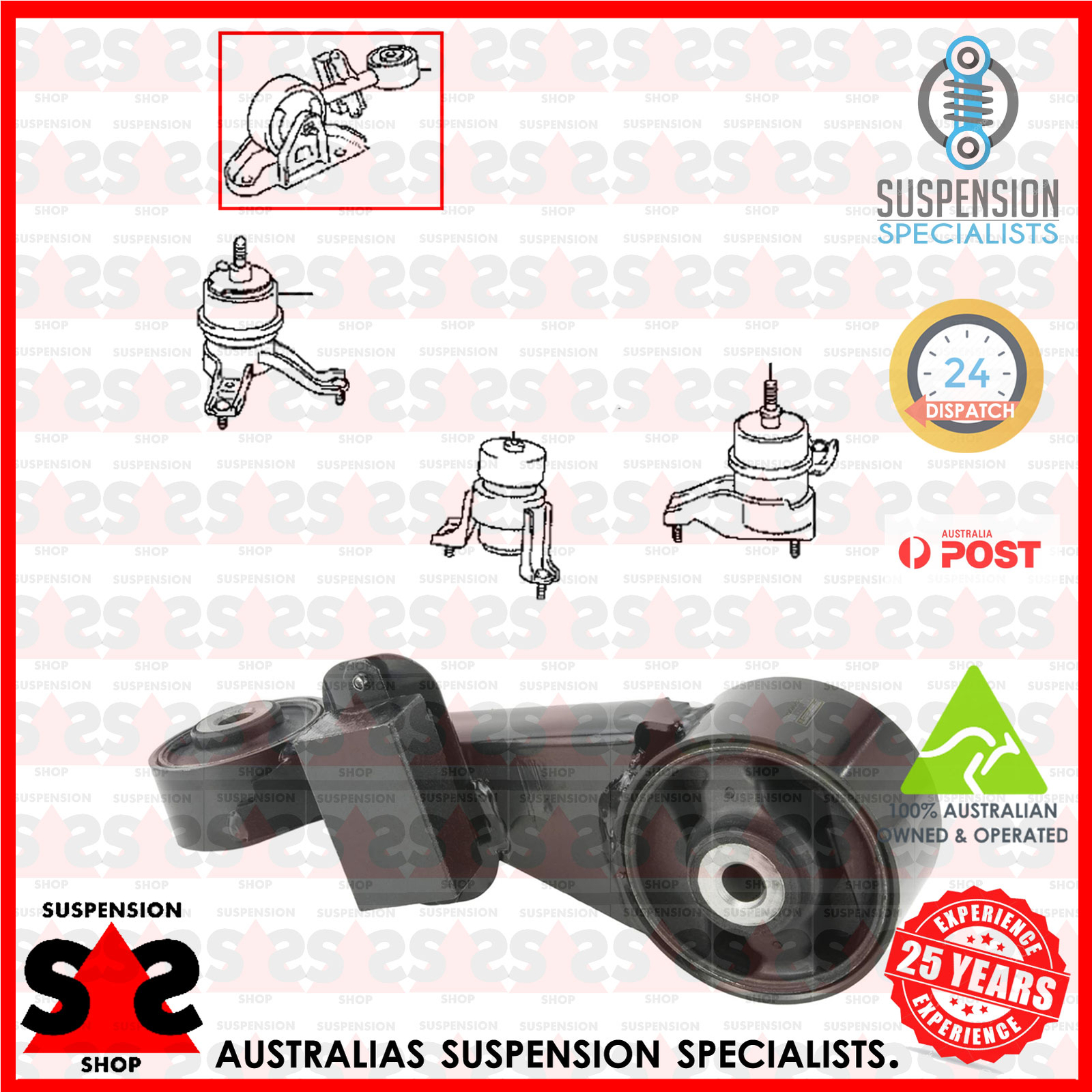 Right Front Mounting, Engine Suit TOYOTA Camry Saloon (_V5_) 2.5 (ASV50 ...