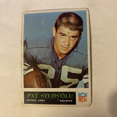 1965 Philadelphia Football Pat Studstill Detroit Lions Card #67 | eBay