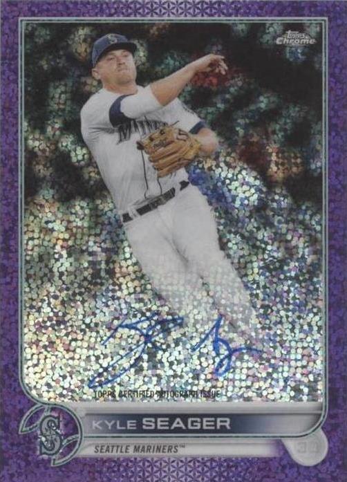 2022 Topps Chrome - Chrome Veteran Autographs Kyle Seager #CVA-KS ...
