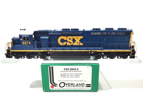 Overland OMI CSX EMD SD45-2 CSX Transportation #8974 HO Brass Model #AA ...